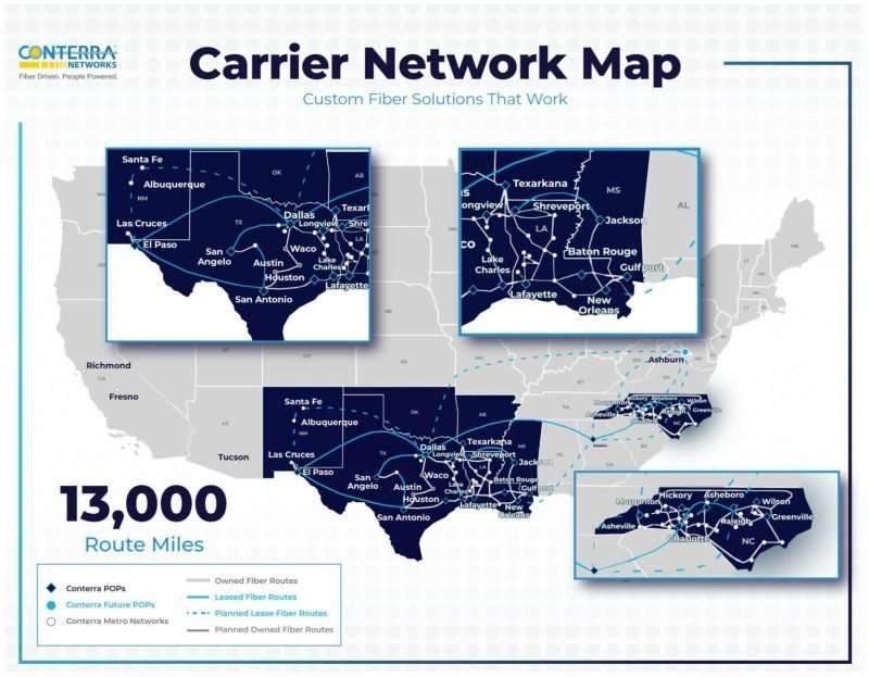 Conterra Networks Fiber Coverage Maps – Conterra Networks